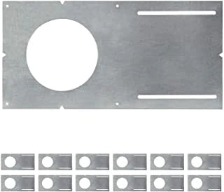 4" Rough-in/Smash Plate 16" Galvanized Steel cETL — LED WAREHOUSE