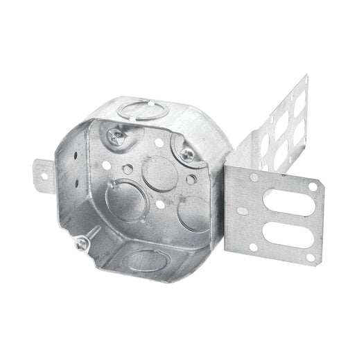 54151-KSSX - 4" Shallow Octagonal Ceiling Box Wraparound — LED WAREHOUSE